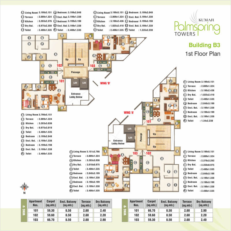 Kumar Palmspring Towers – 2 & 3 BHK Flats in Undri, Mohammadwadi, Pune